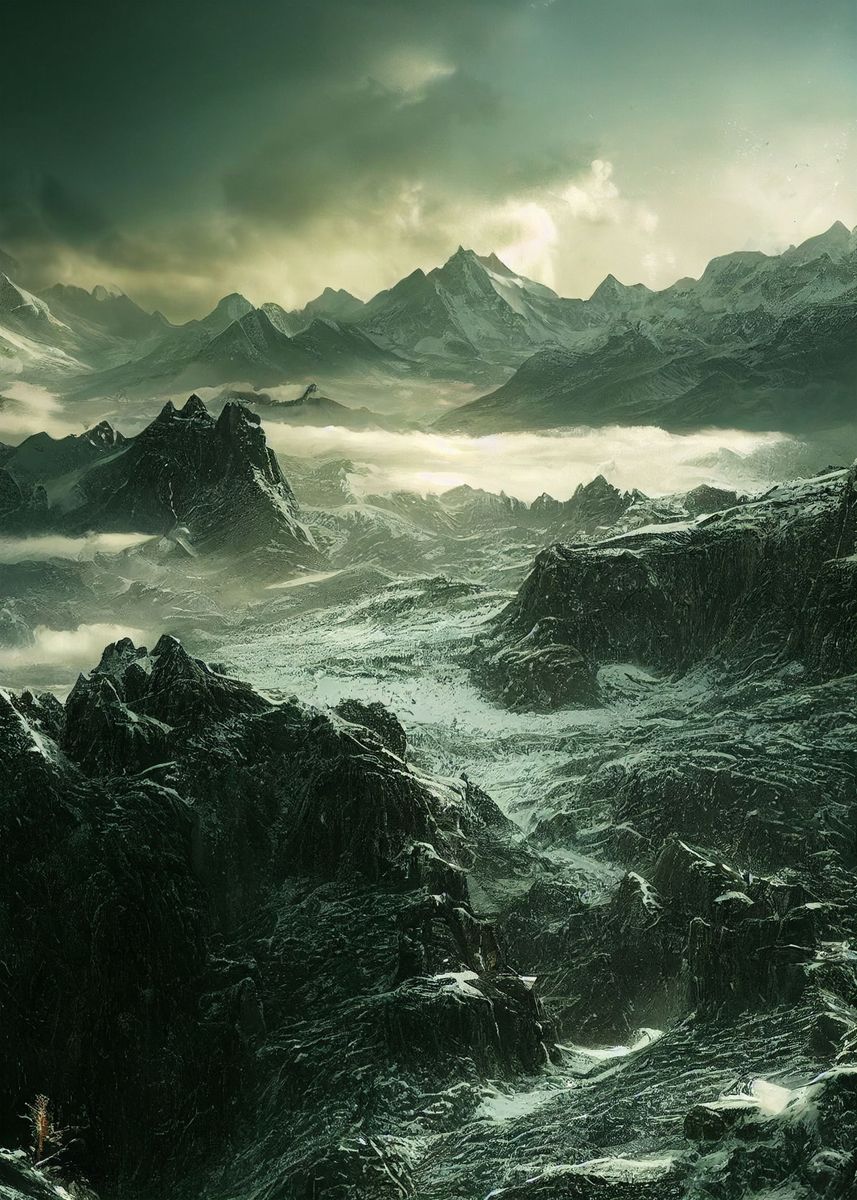 'Beautiful fantasy game' Poster, picture, metal print, paint by ...