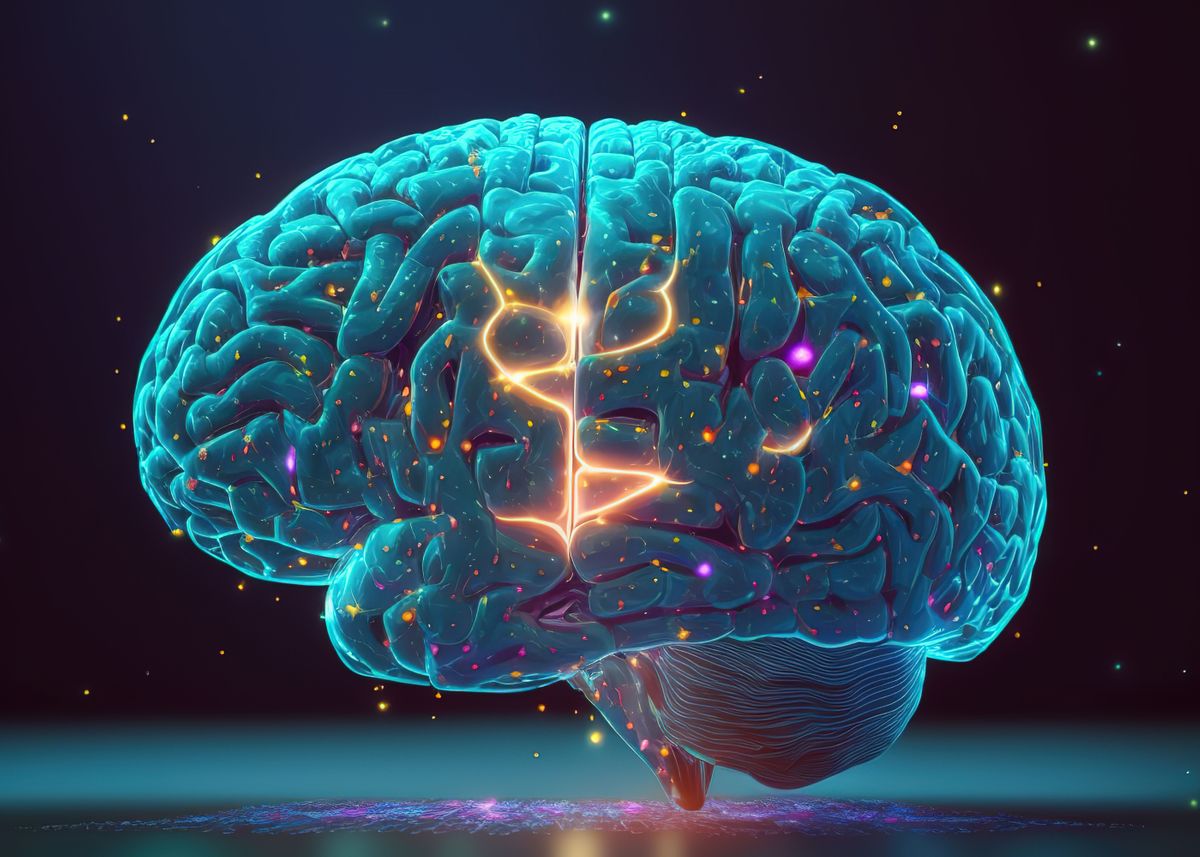 'Human Brain' Poster by NeoRowe | Displate