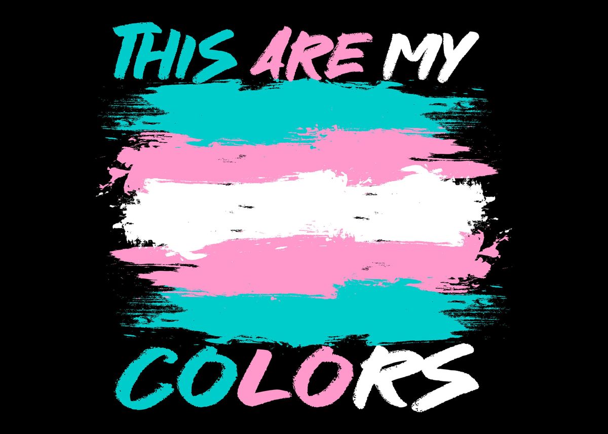 'This Are my Colors Trans' Poster by Hexor | Displate