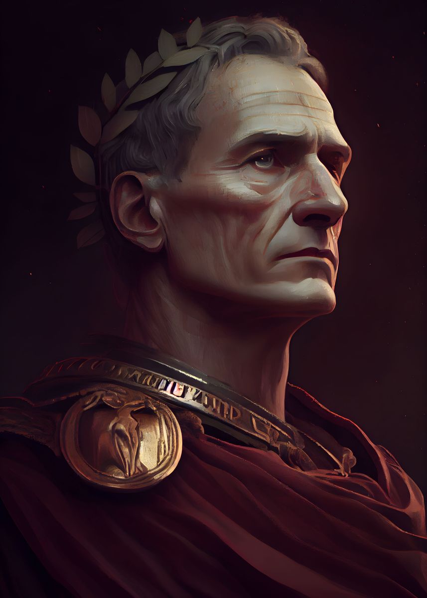 'Julius Caesar' Poster, picture, metal print, paint by GoodLifeImages ...