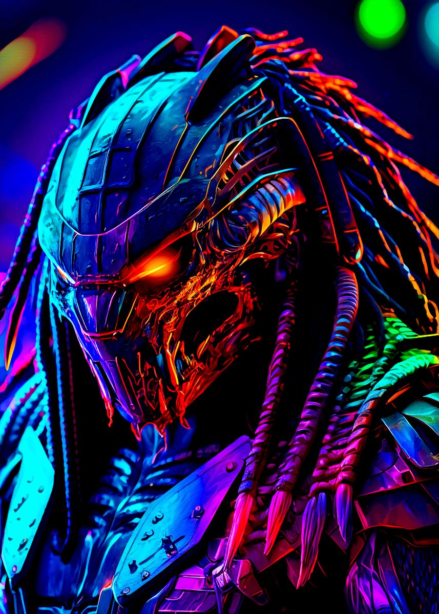 'Cyberpunk Predator' Poster, picture, metal print, paint by Dao Thuan ...