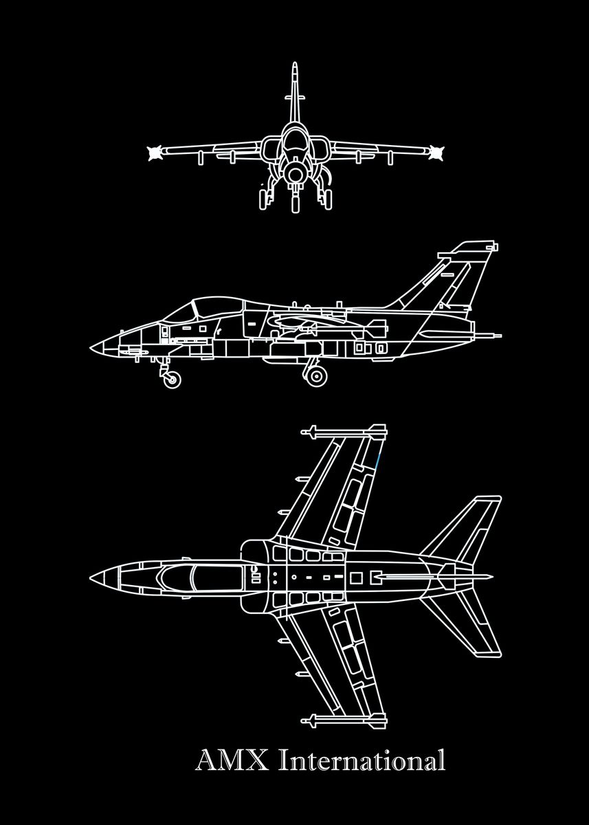 'AMX International' Poster, picture, metal print, paint by shiner ...