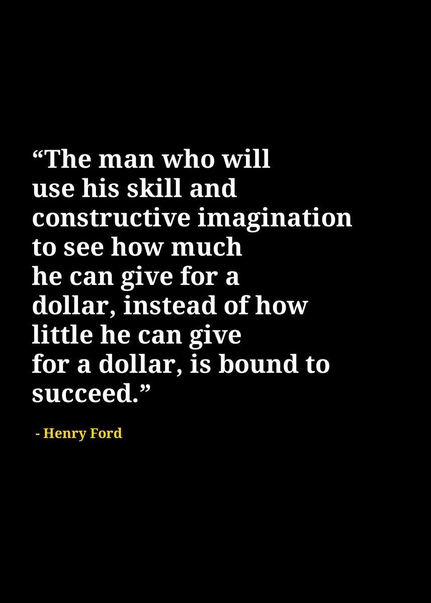 'Henry Ford quotes ' Poster, picture, metal print, paint by iwak ayam ...