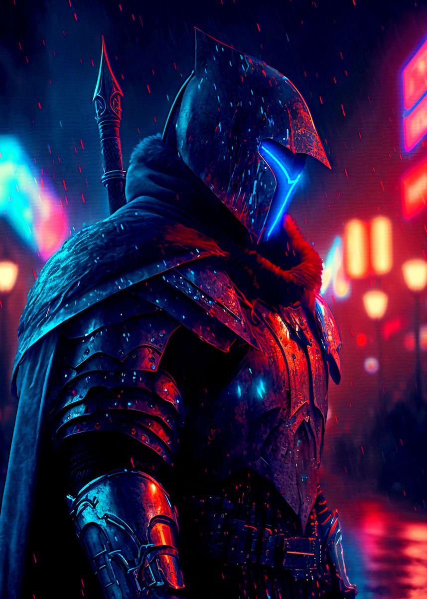 'Fantasy Warrior' Poster, picture, metal print, paint by Hita Ando ...