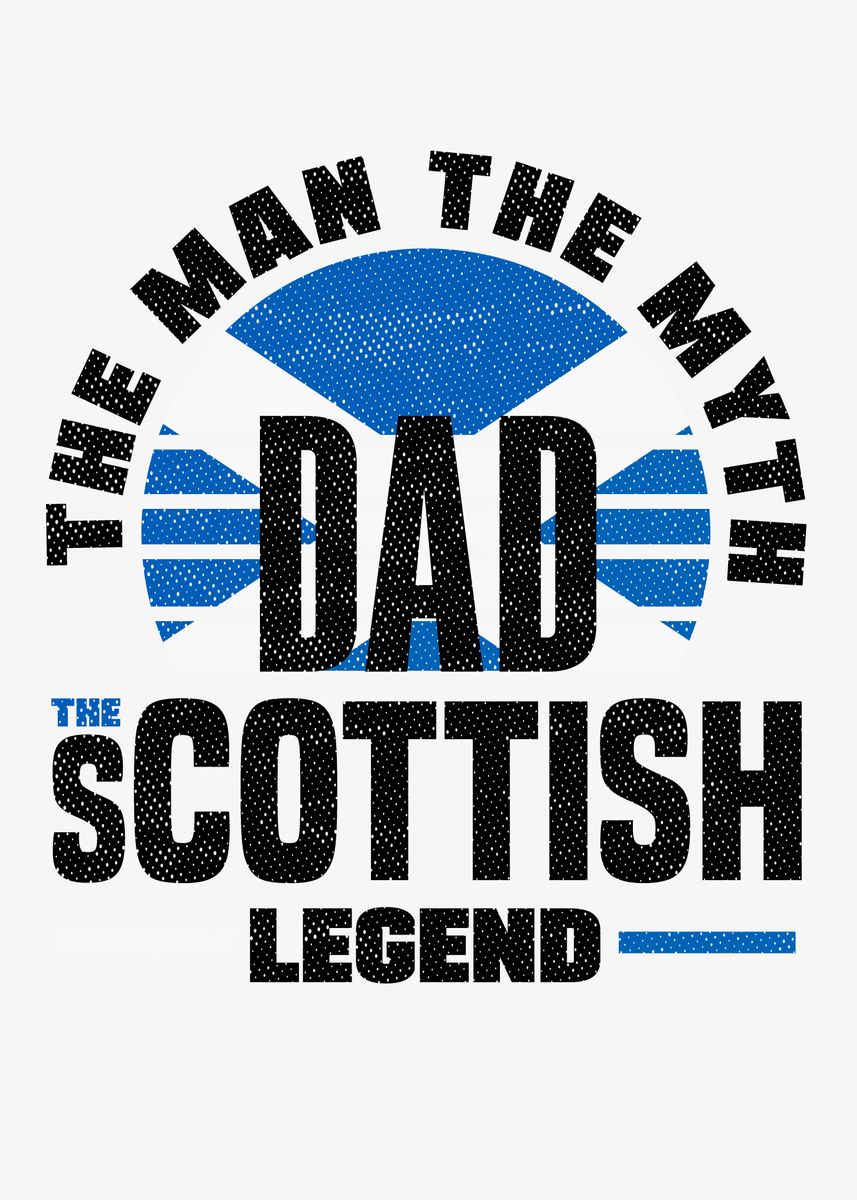 'Scottish Scotland Scottish' Poster, picture, metal print, paint by ...