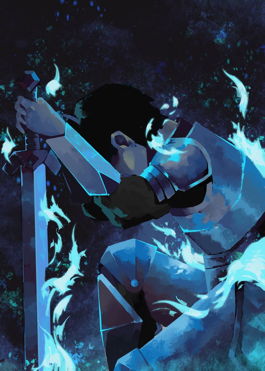 'Fallen knight ' Poster, picture, metal print, paint by Thaithui Gonmei ...