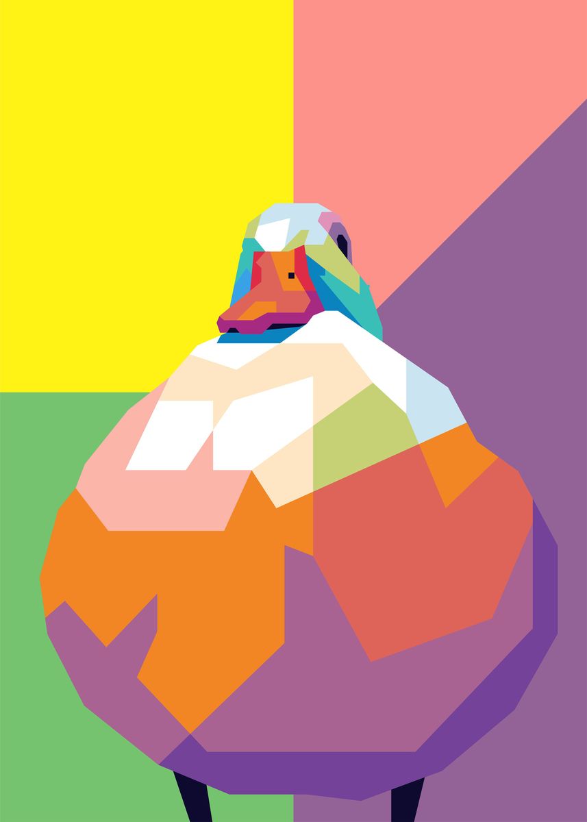 'Duck Pathetic Meme' Poster by Muifatin | Displate