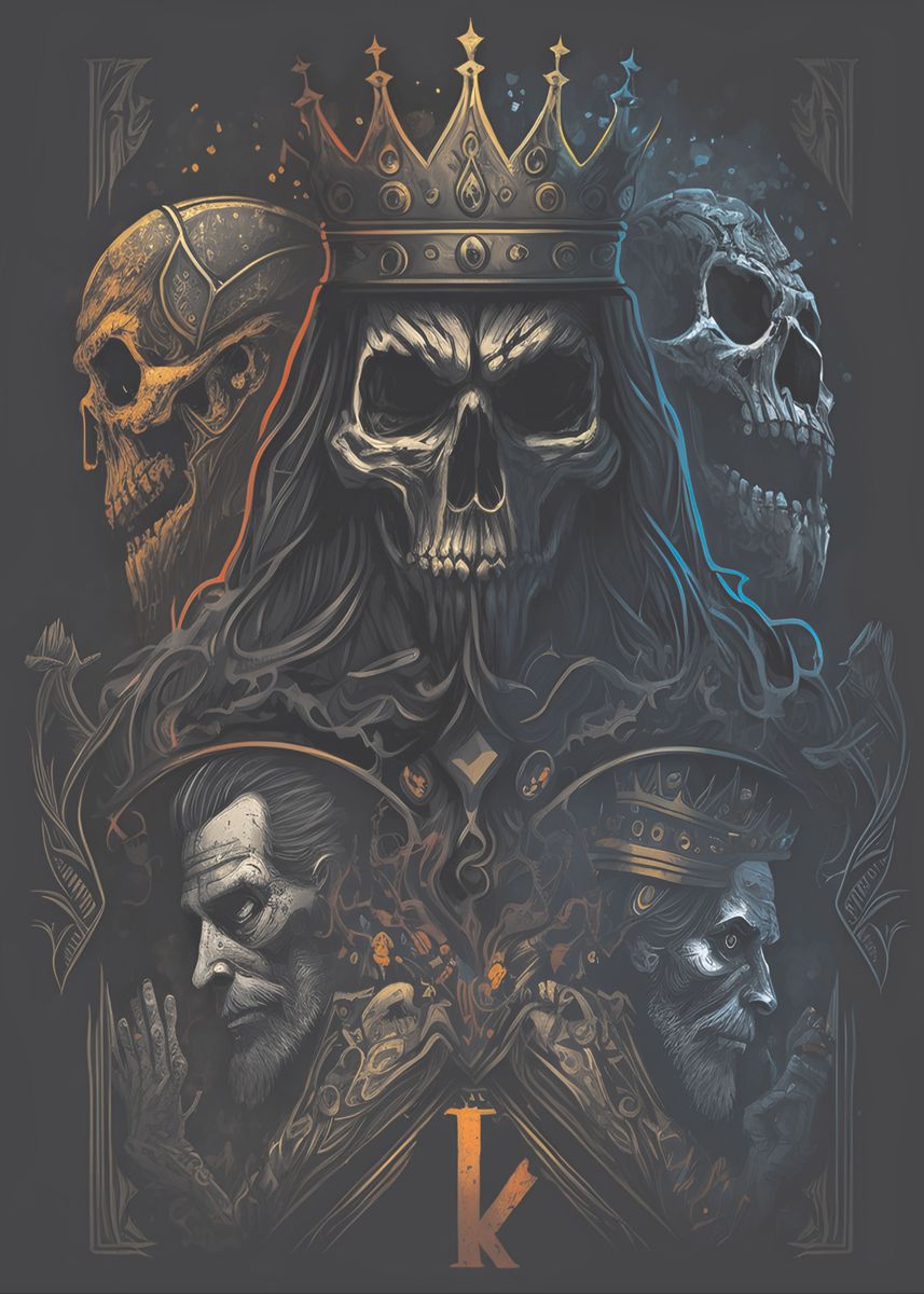 'Kings' Poster, picture, metal print, paint by Chris Simmons | Displate