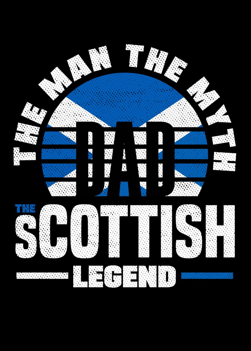 'Scottish Scotland Scottish' Poster, picture, metal print, paint by ...