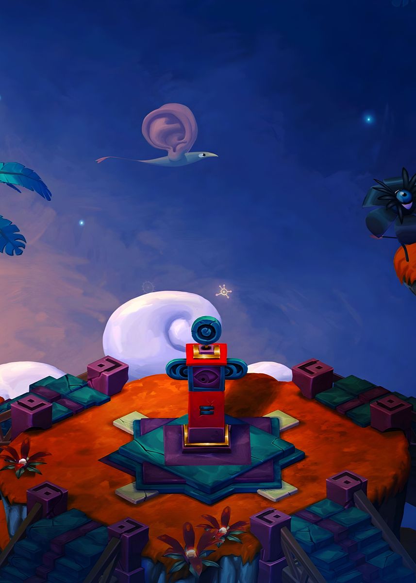 'Figment 2' Poster, picture, metal print, paint by lia blazienqi | Displate