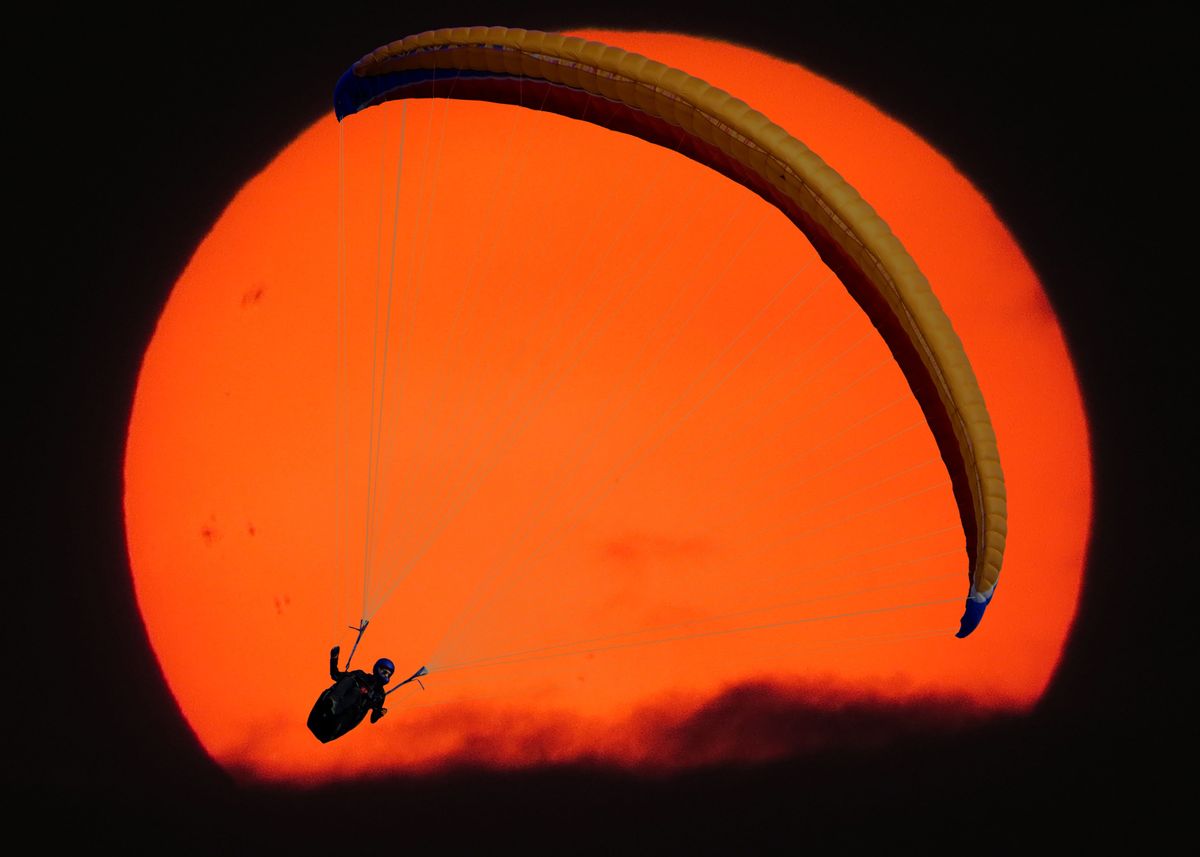 'Parachute' Poster by KrispyArt | Displate