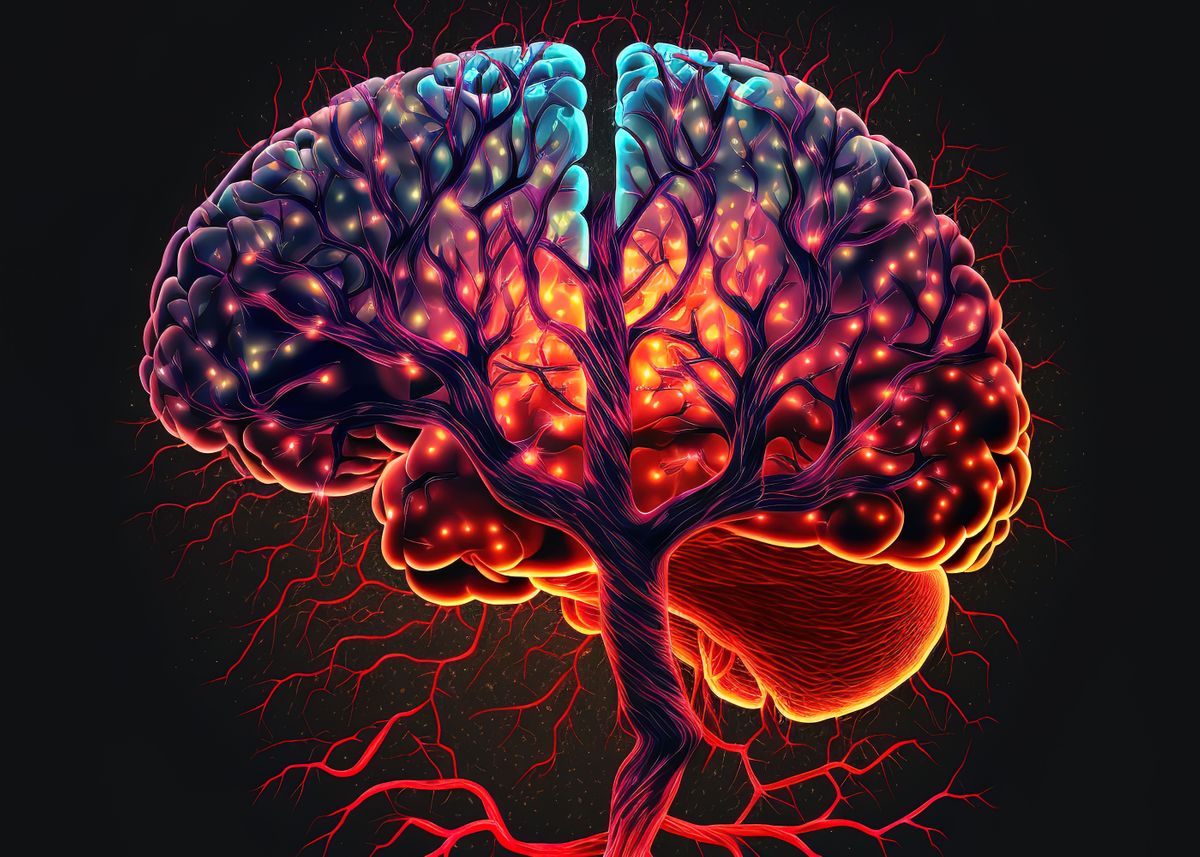 'Human Brain' Poster by NeoRowe | Displate