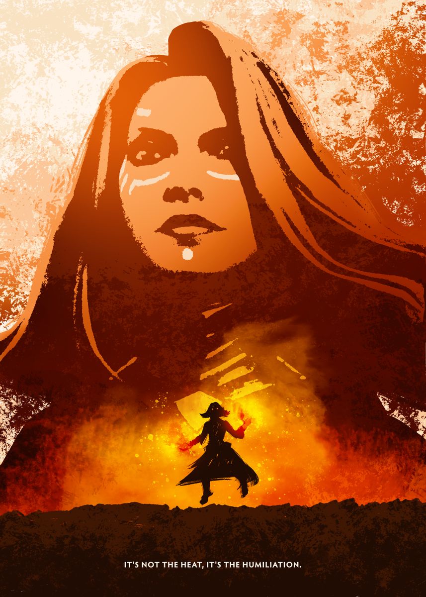 'Lina' Poster, picture, metal print, paint by Dota2 | Displate