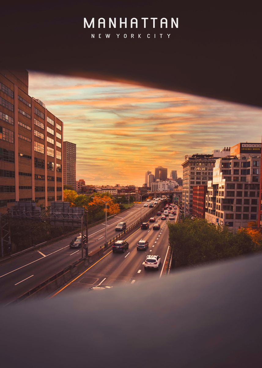 'Manhattan ' Poster by Explore Universe | Displate