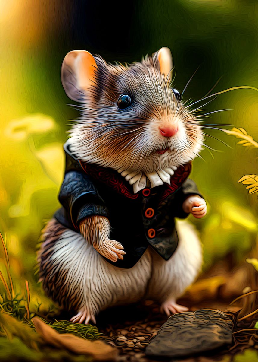 'Mouse' Poster, picture, metal print, paint by Bioen King | Displate