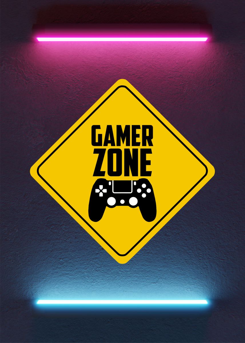 'Gamer' Poster, picture, metal print, paint by Trending Music Retro ...