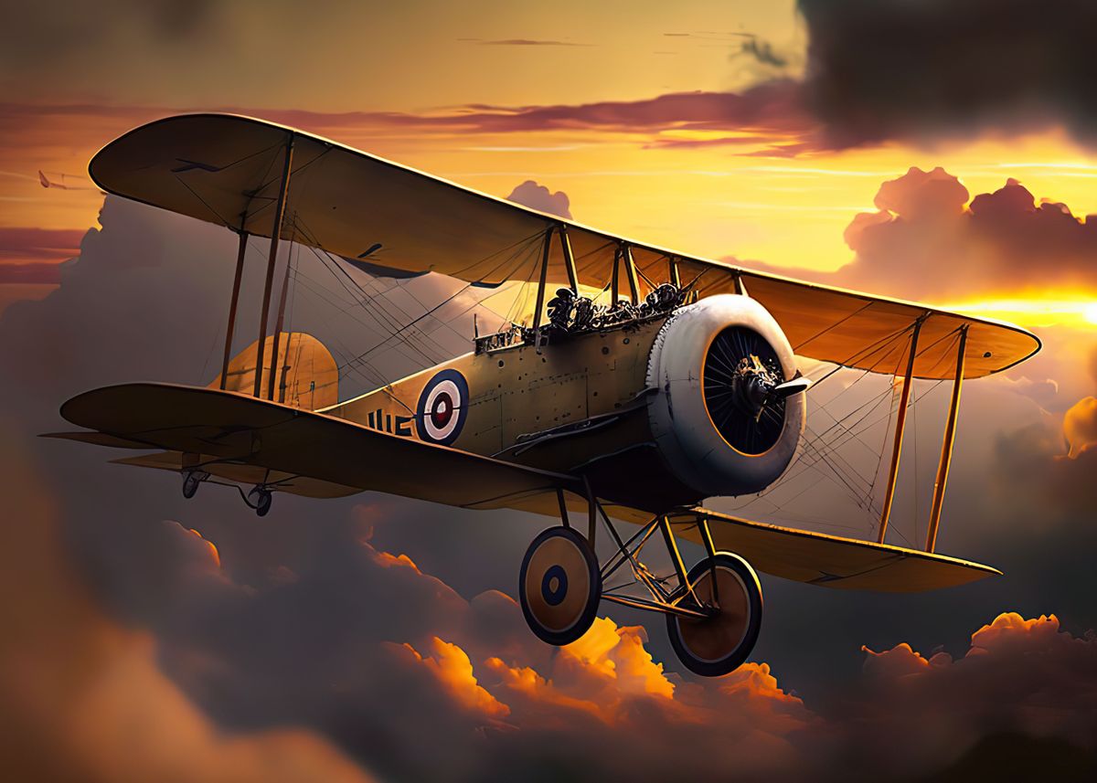 'Fighter plane' Poster by Raheel Hollis | Displate