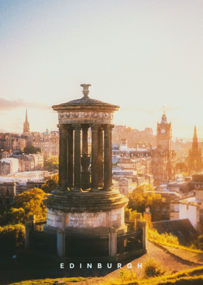 'Edinburgh' Poster by Visitify | Displate