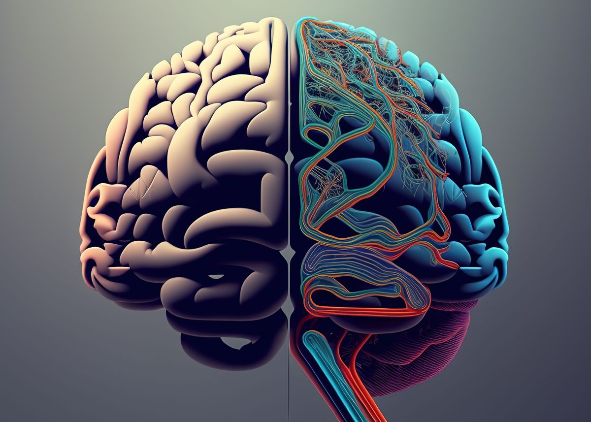 'Human Brain' Poster by NeoRowe | Displate