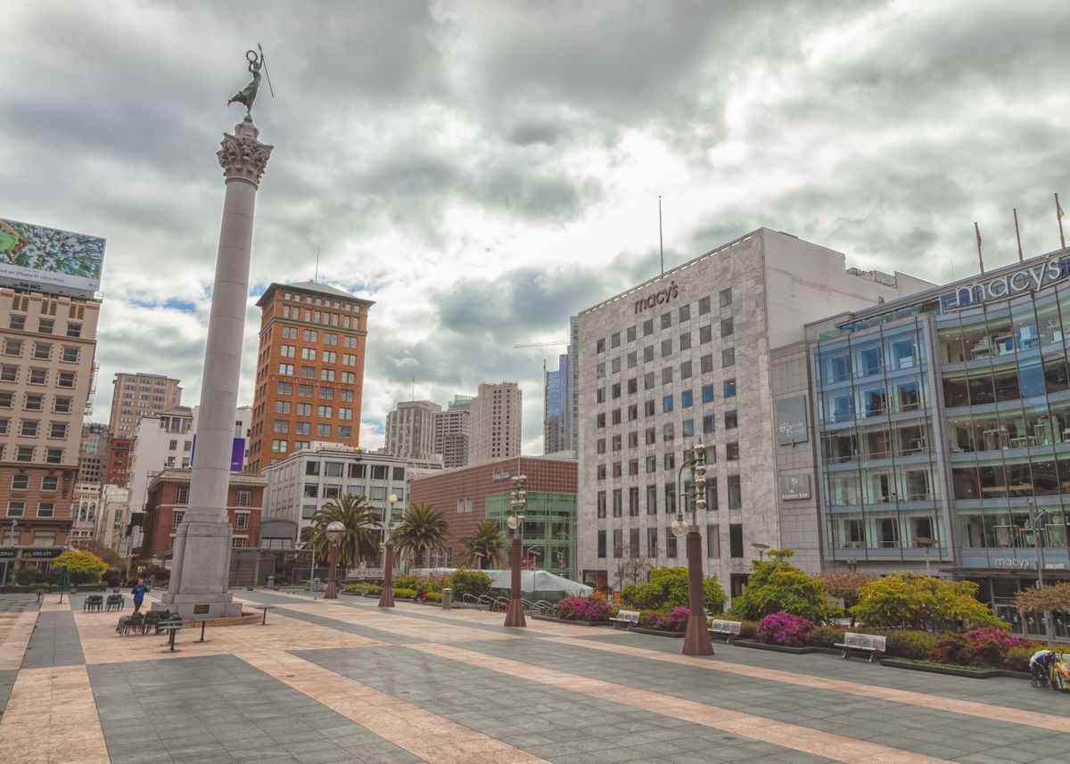'San Francisco Union Square' Poster by Jonathan Nguyen | Displate