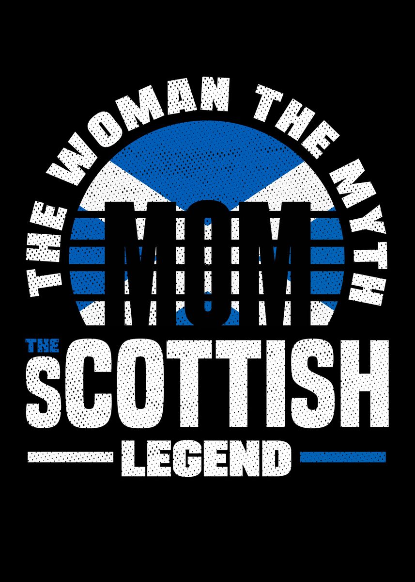 'Scottish Scotland Scottish' Poster, picture, metal print, paint by ...