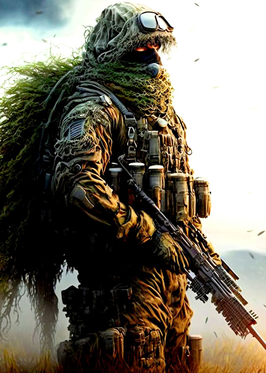 'Soldier' Poster, picture, metal print, paint by Maver File | Displate