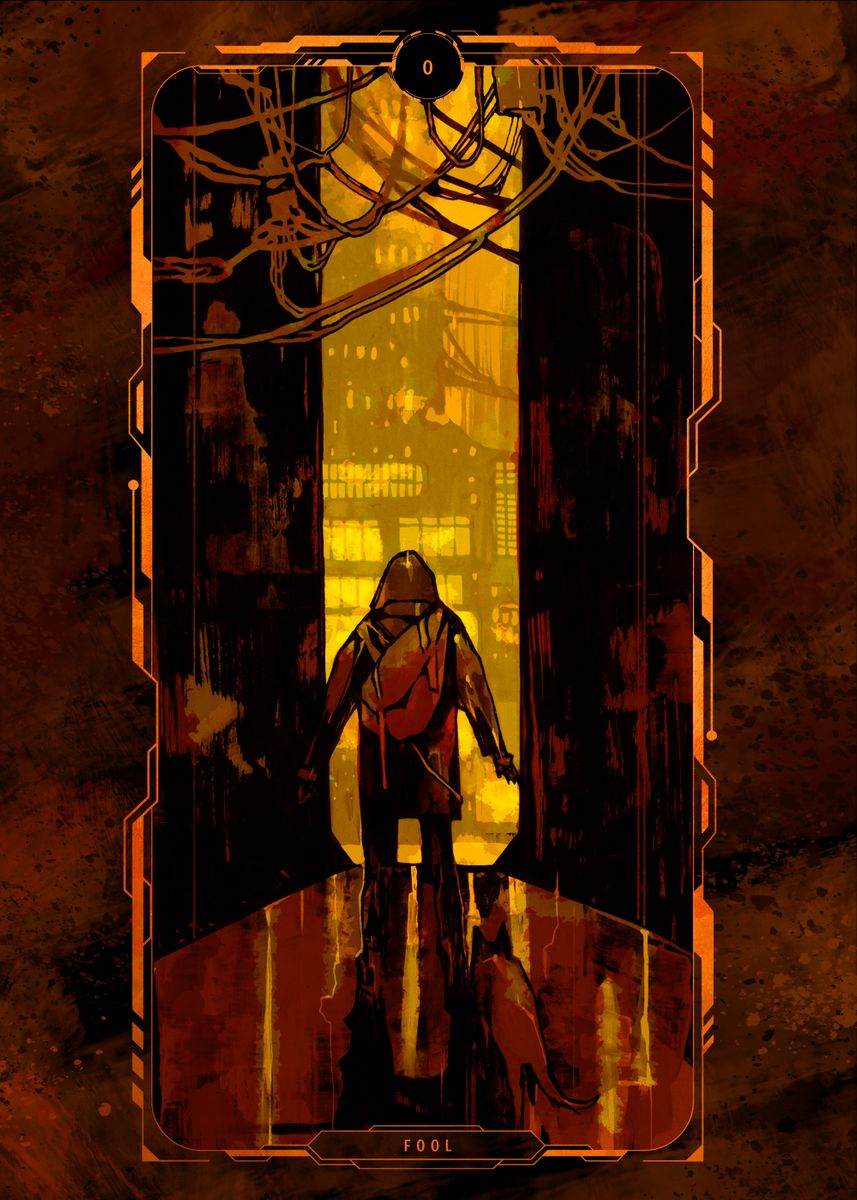 'Fool 3' Poster, picture, metal print, paint by Cyberpunk 2077 | Displate