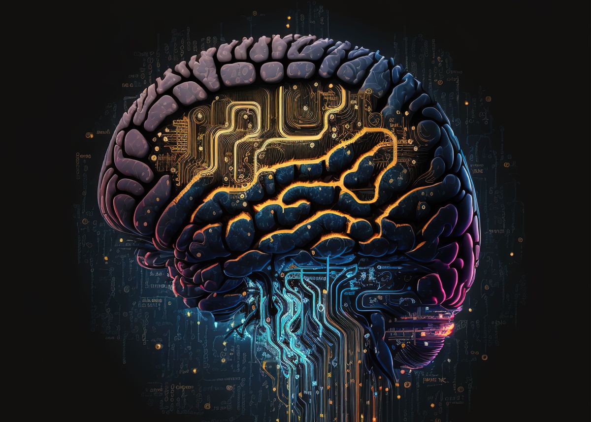 'Human Brain' Poster by NeoRowe | Displate