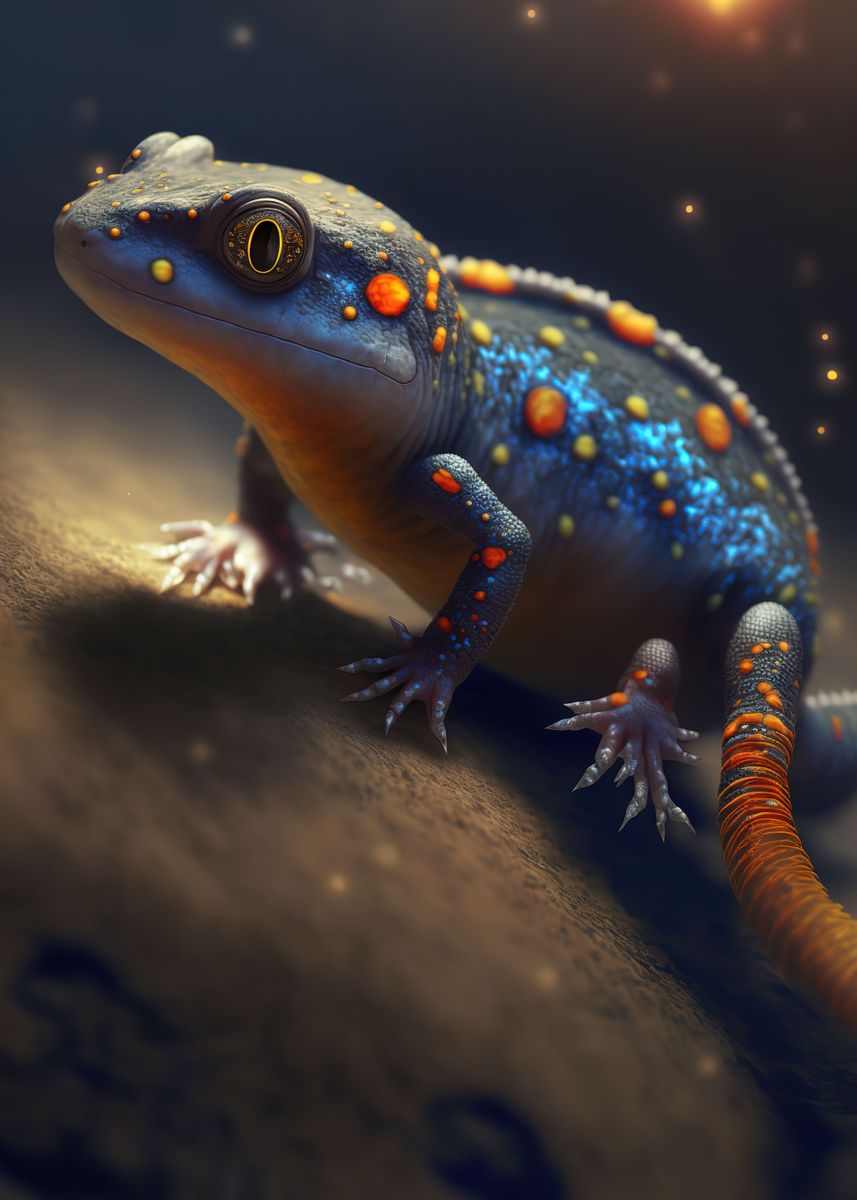 'Gecko Animal' Poster by Anime | Displate