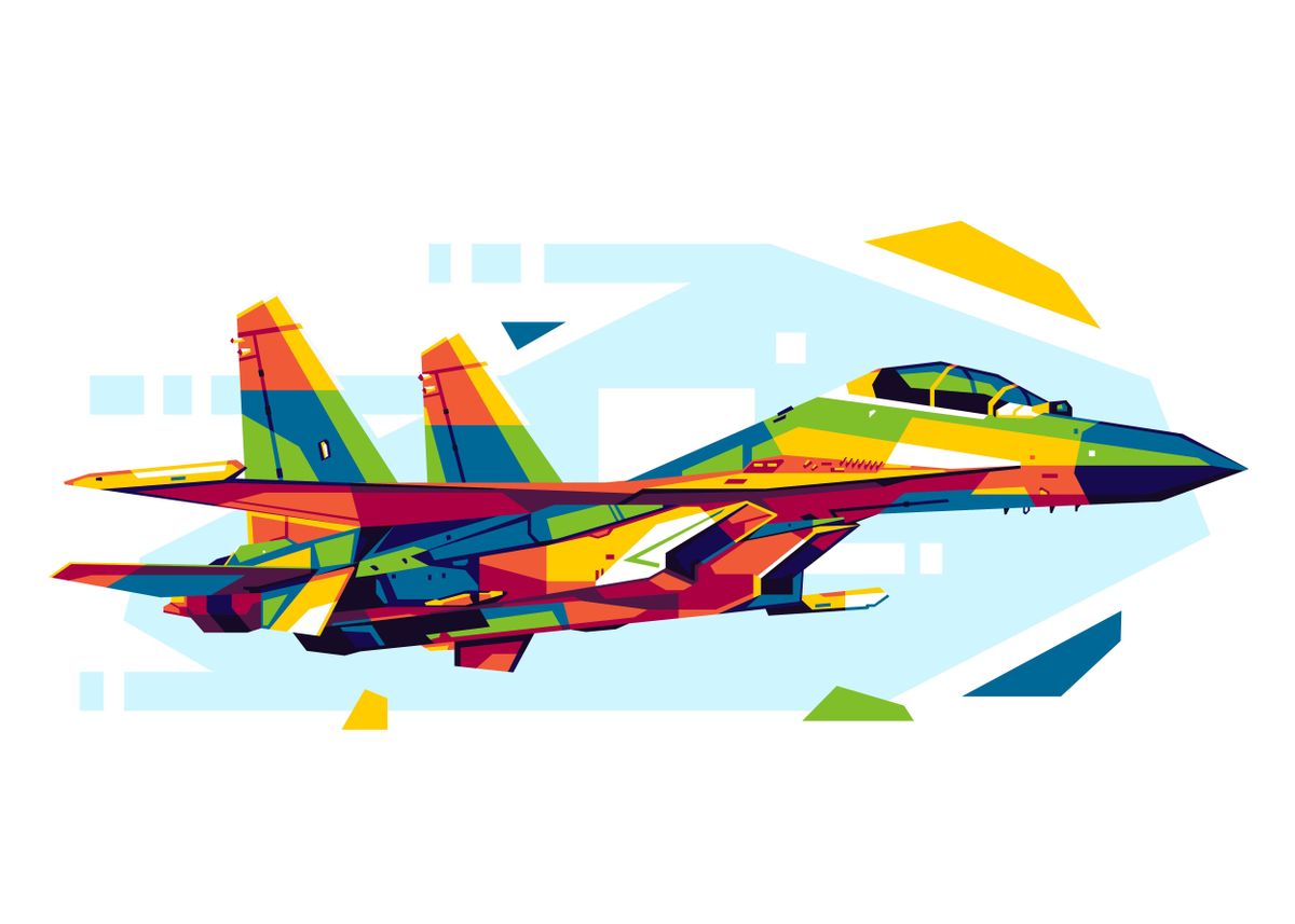 'Shenyang J16' Poster by Lintang Wicaksono | Displate