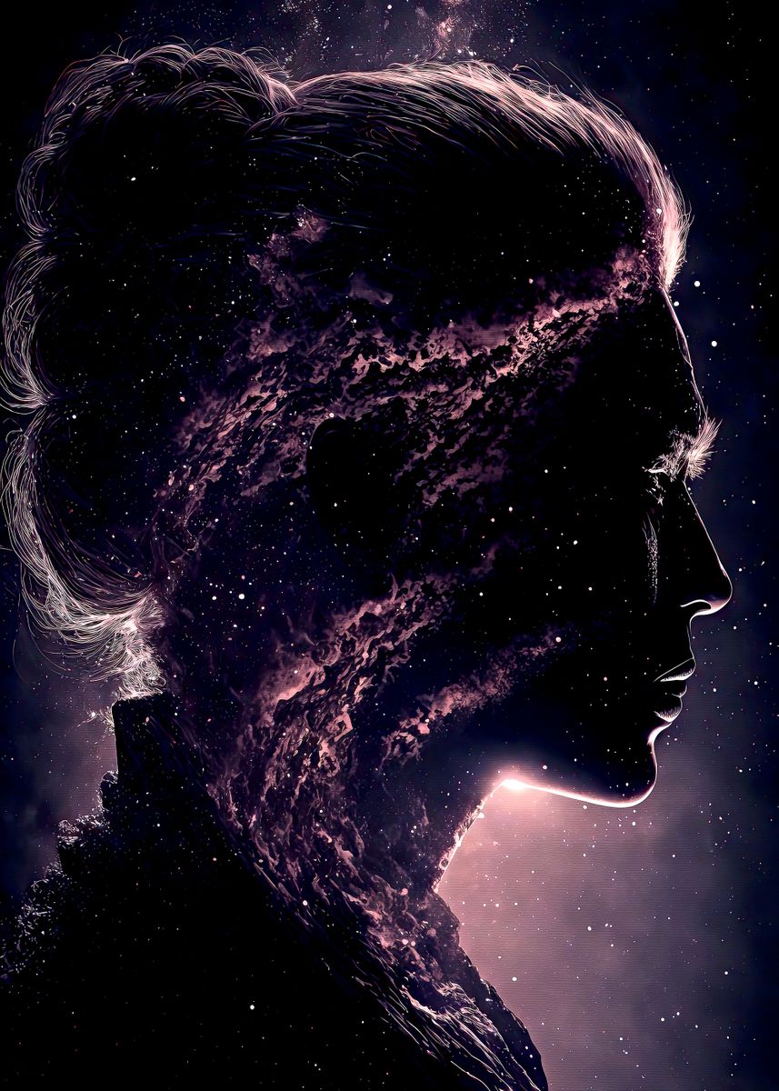 'Fantasy Face' Poster, picture, metal print, paint by culinal dual ...