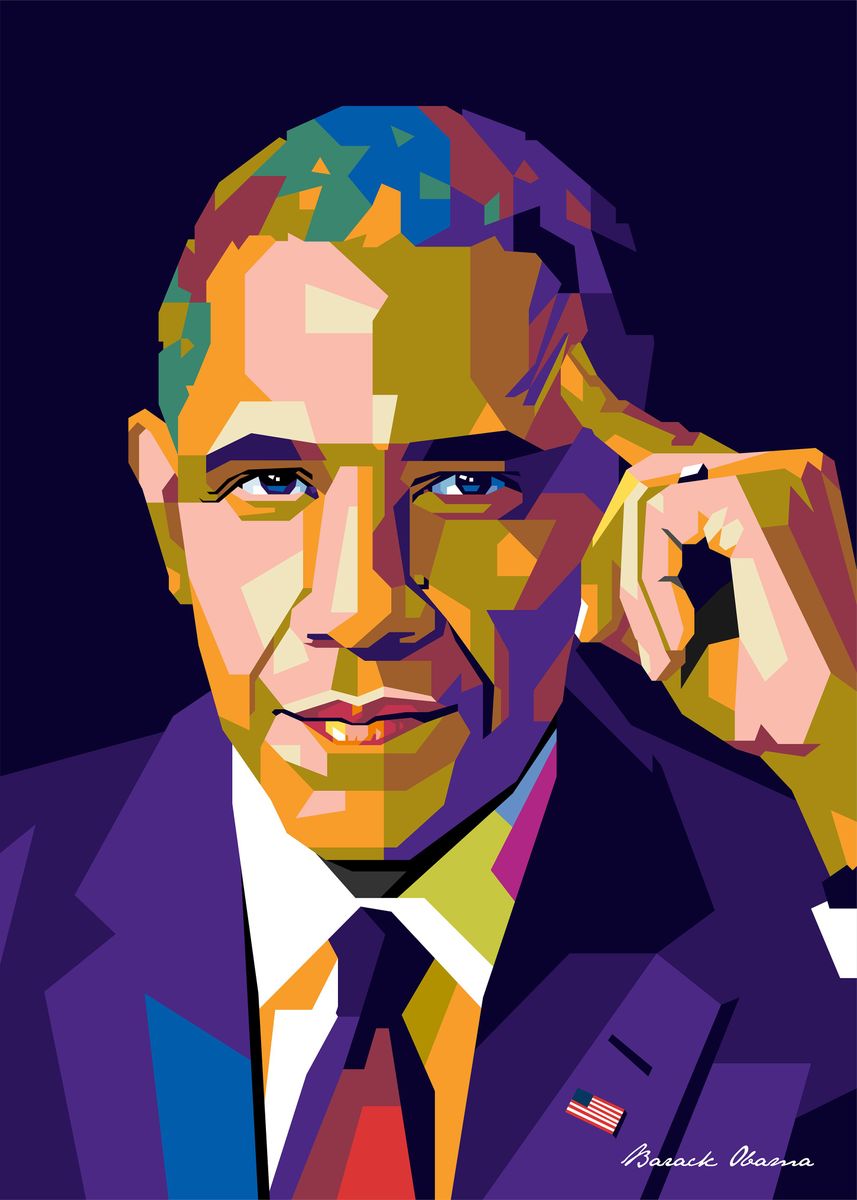 'Barack Obama' Poster by Erick Sato | Displate