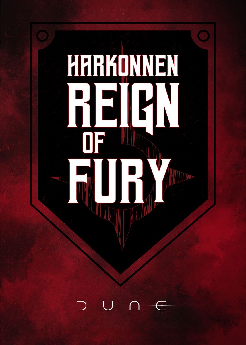 'Reign of Fury' Poster, picture, metal print, paint by Dune | Displate