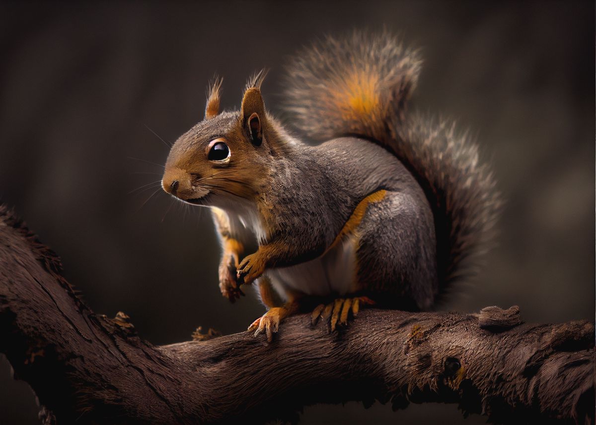 'squirrel' Poster by RichterDesigns | Displate