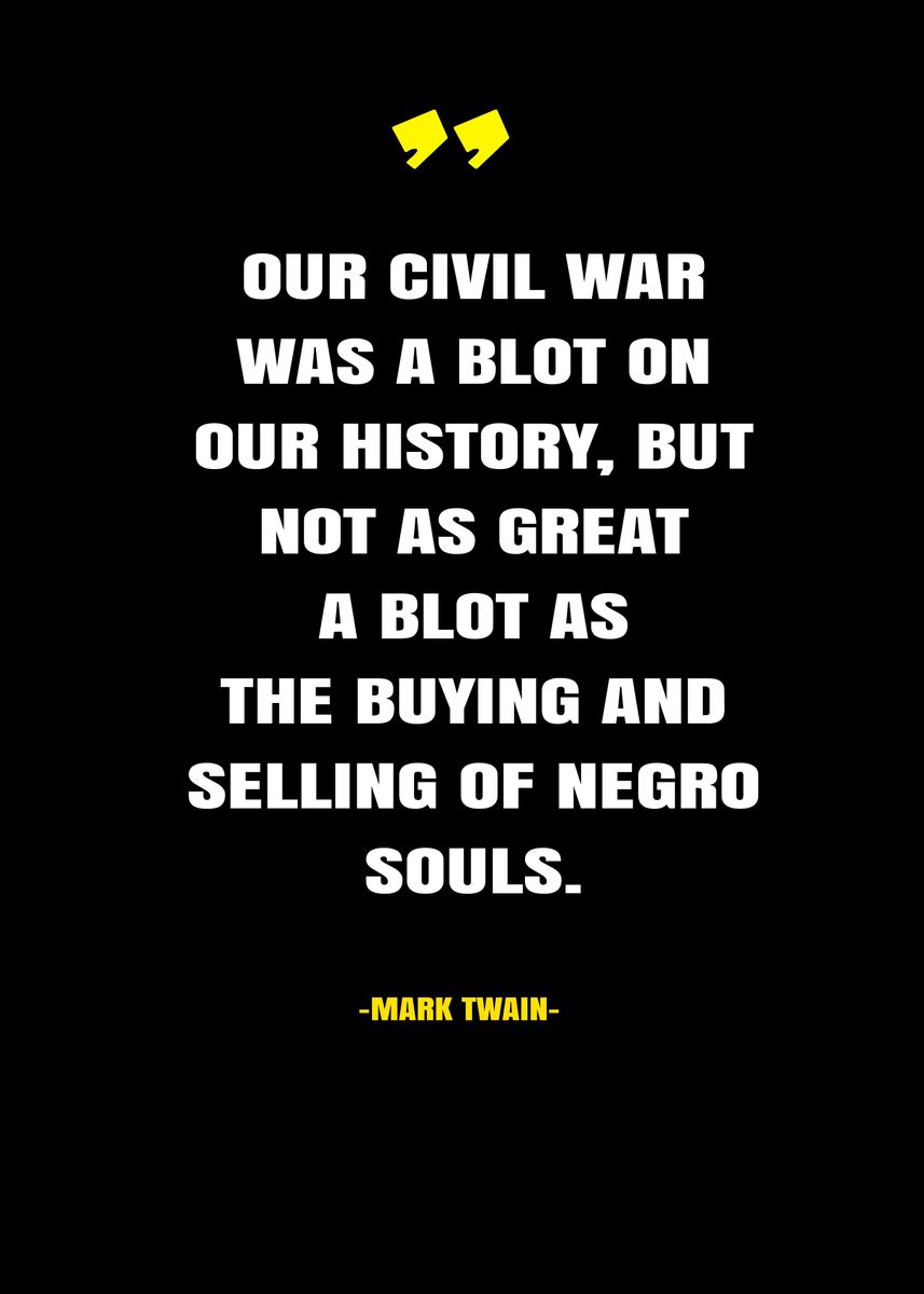 'Mark Twain Quotes' Poster, picture, metal print, paint by Angela Kawai ...