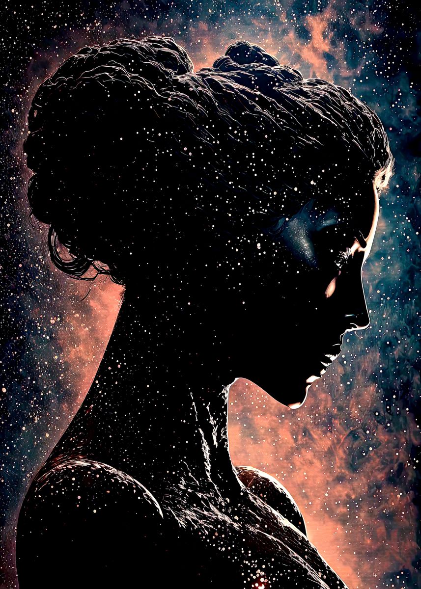 'Fantasy Face' Poster, picture, metal print, paint by culinal dual ...