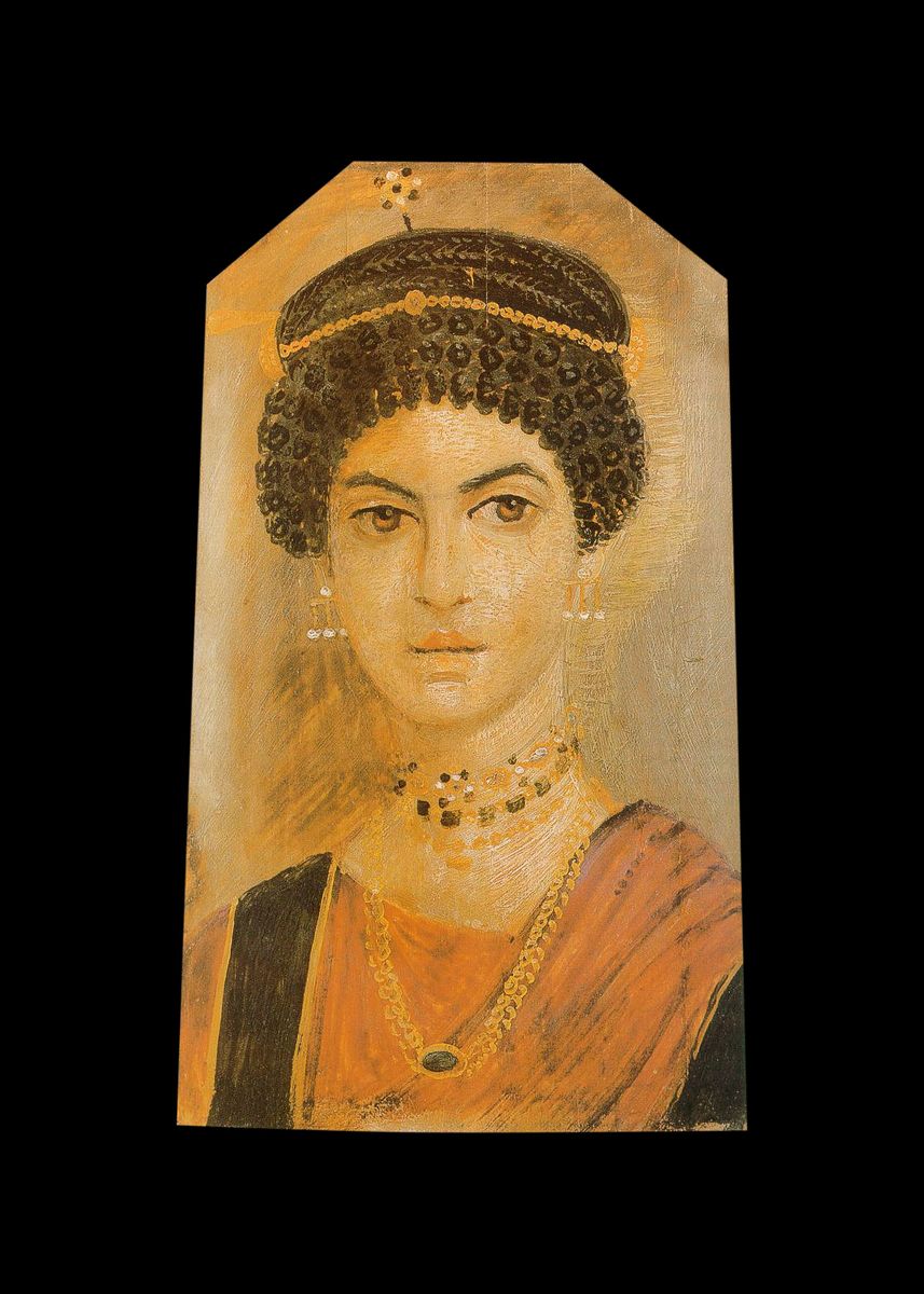 'Fayum portrait ' Poster, picture, metal print, paint by tony4urban ...