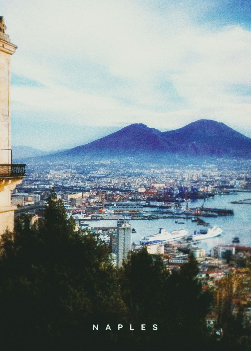 'Naples' Poster by Visitify | Displate