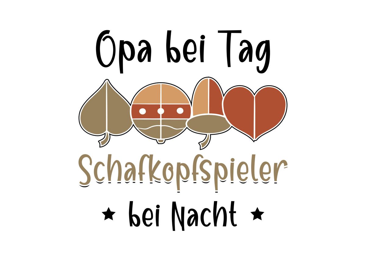 Schafkopf Poster By Sebastian W nsche Displate schafkopf-poster-by-sebastian-w-nsche-displate