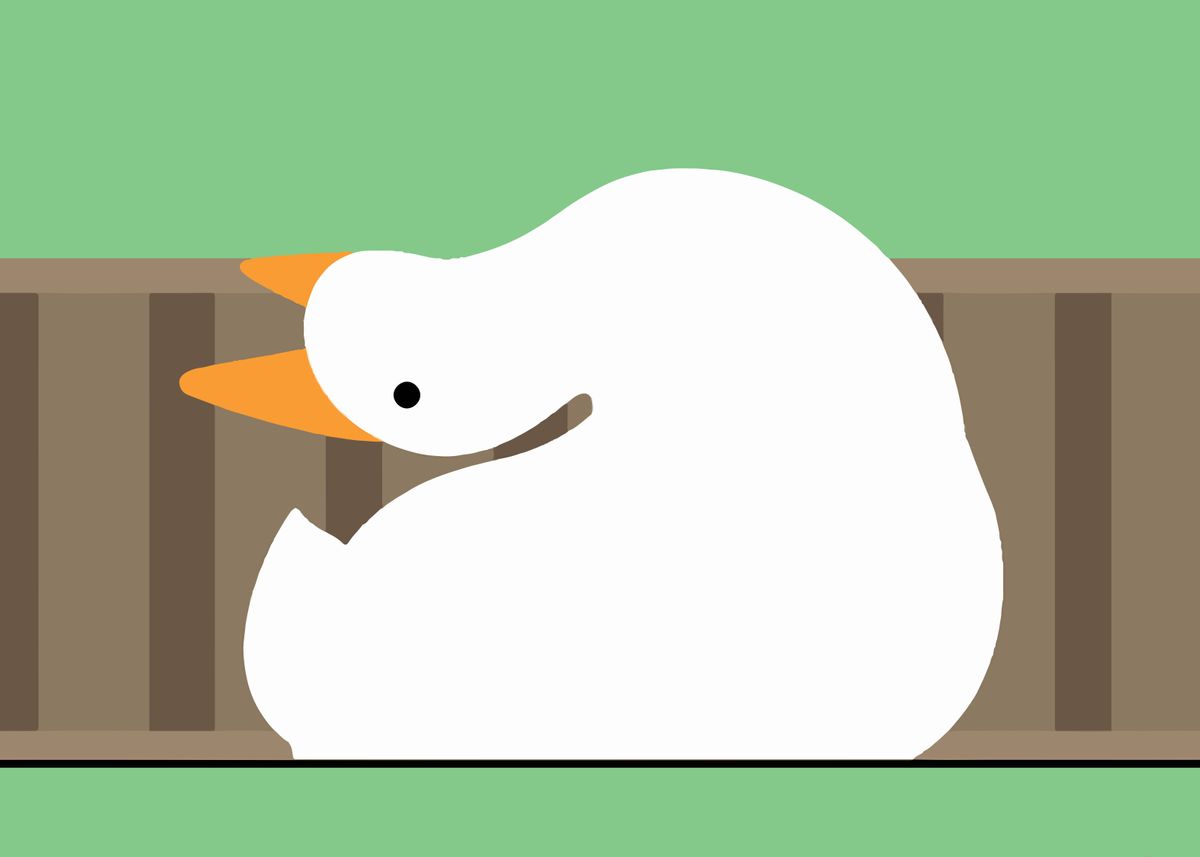 'Cute Goose' Poster by Art Project | Displate