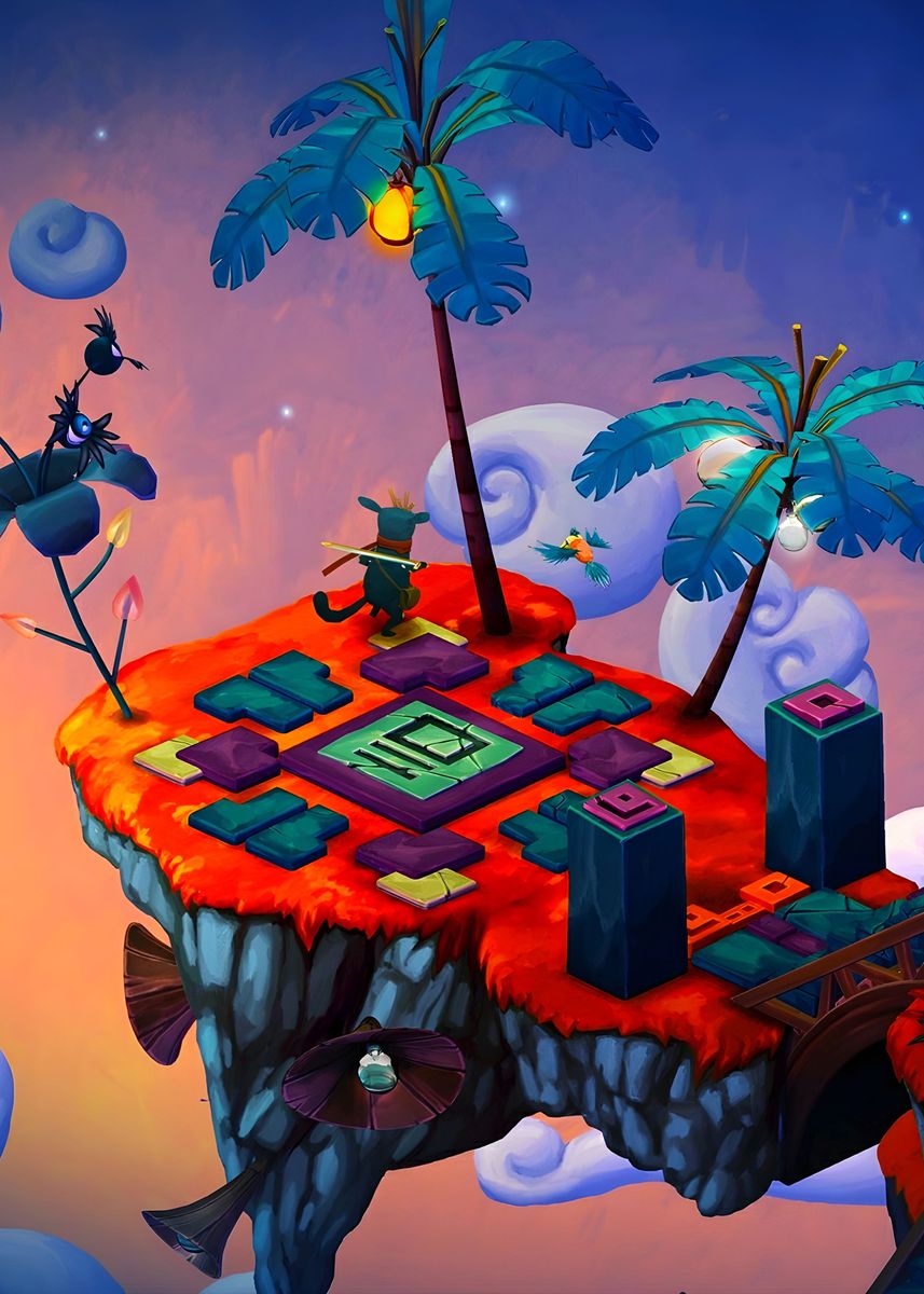 'Figment 2 Creed Valley' Poster, picture, metal print, paint by lia ...