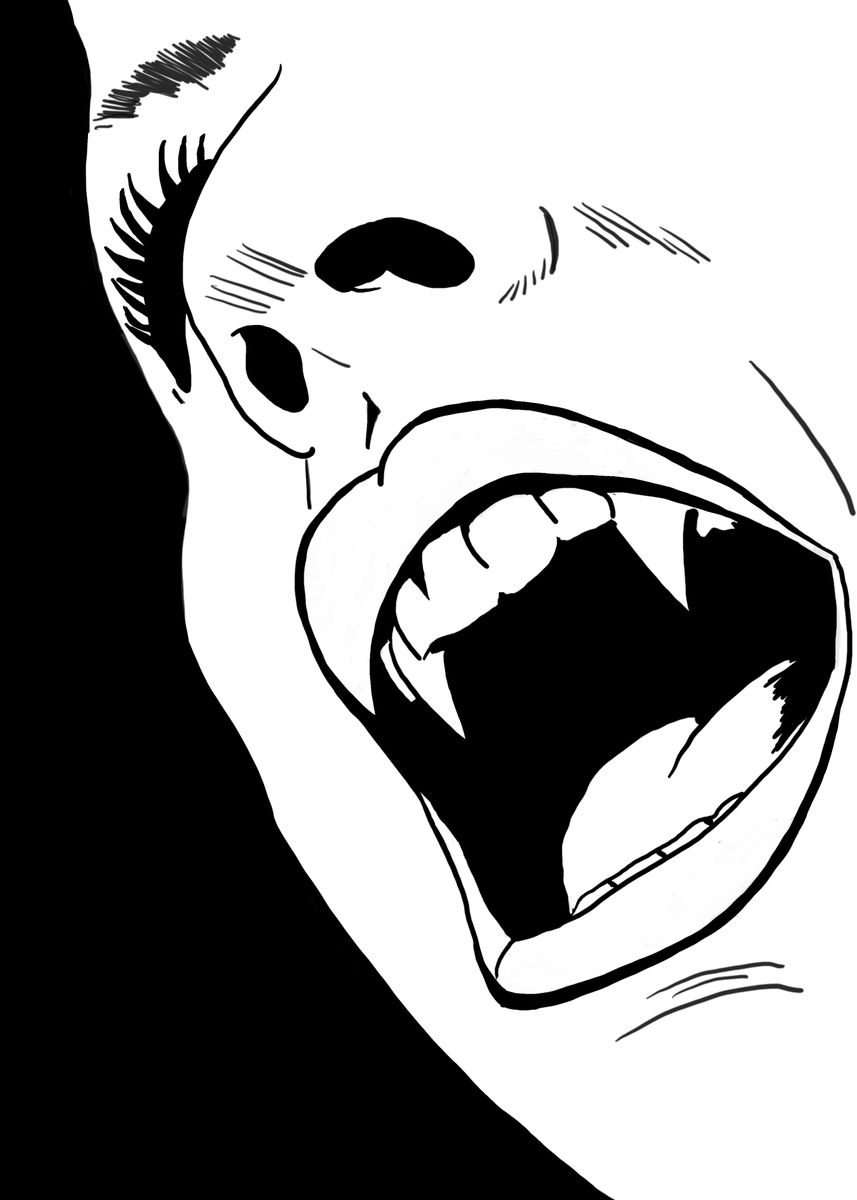 'Lady is a Vamp' Poster, picture, metal print, paint by Ash Della ...