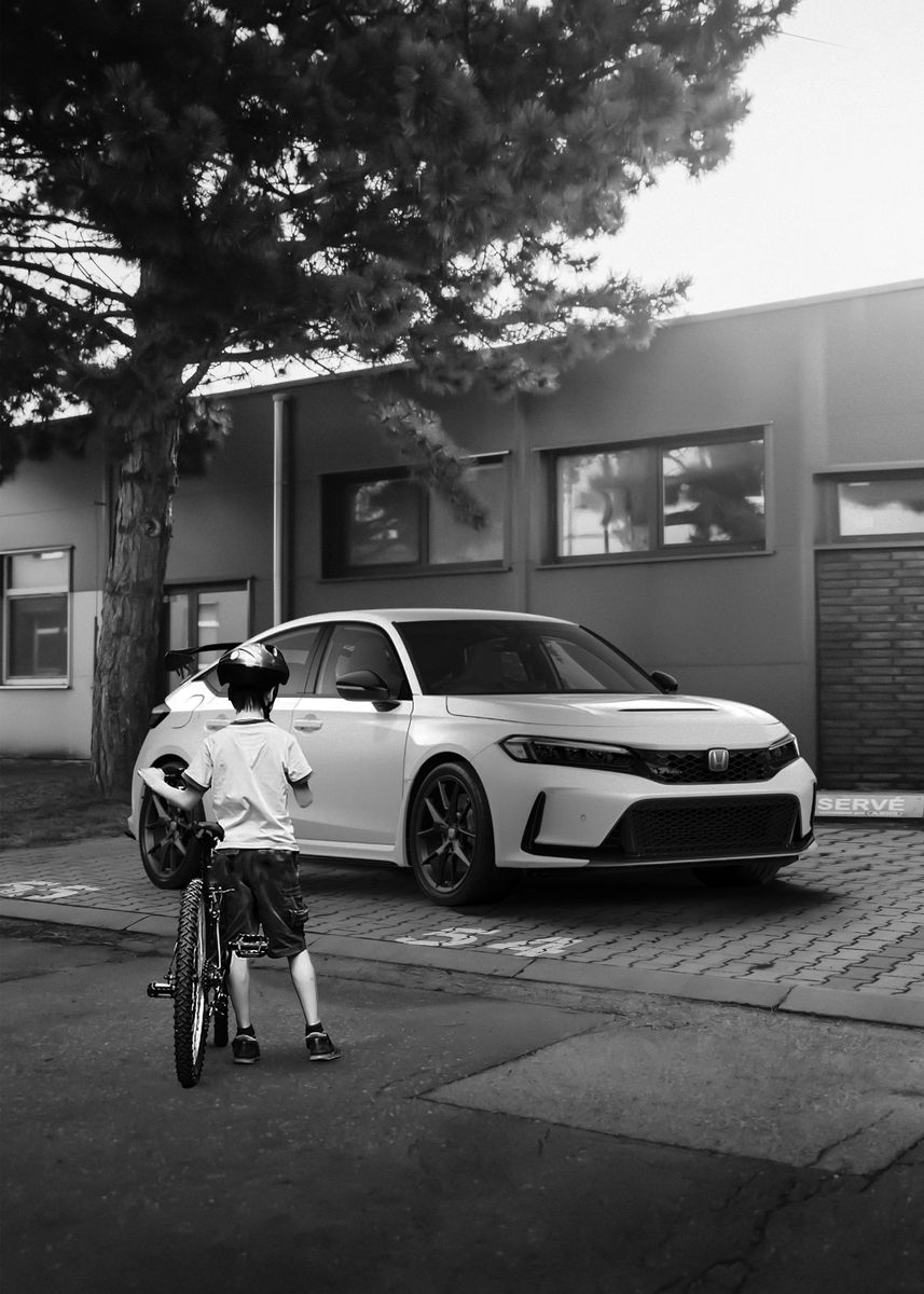 'Civic Type R Motivation' Poster, picture, metal print, paint by CHAN ...