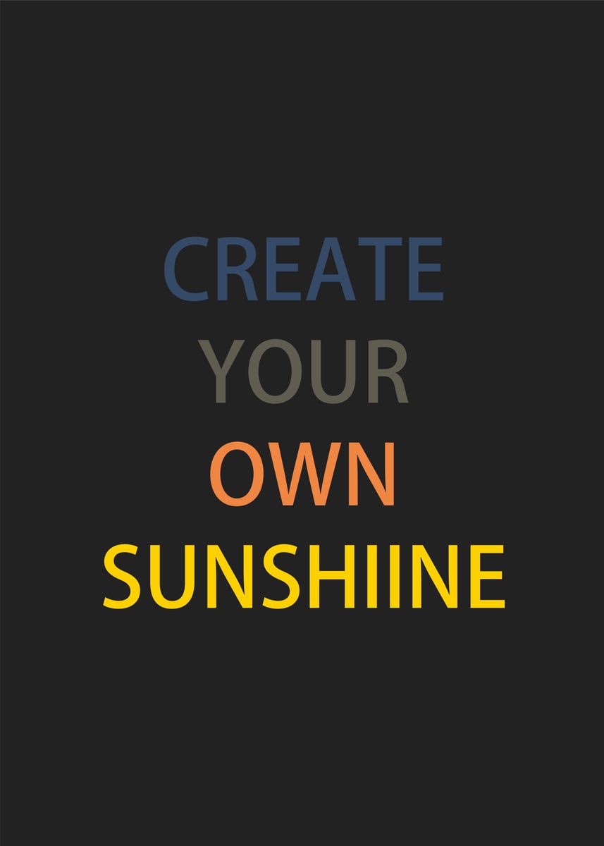 'sunshine' Poster by Ratna Mutia Dewi | Displate