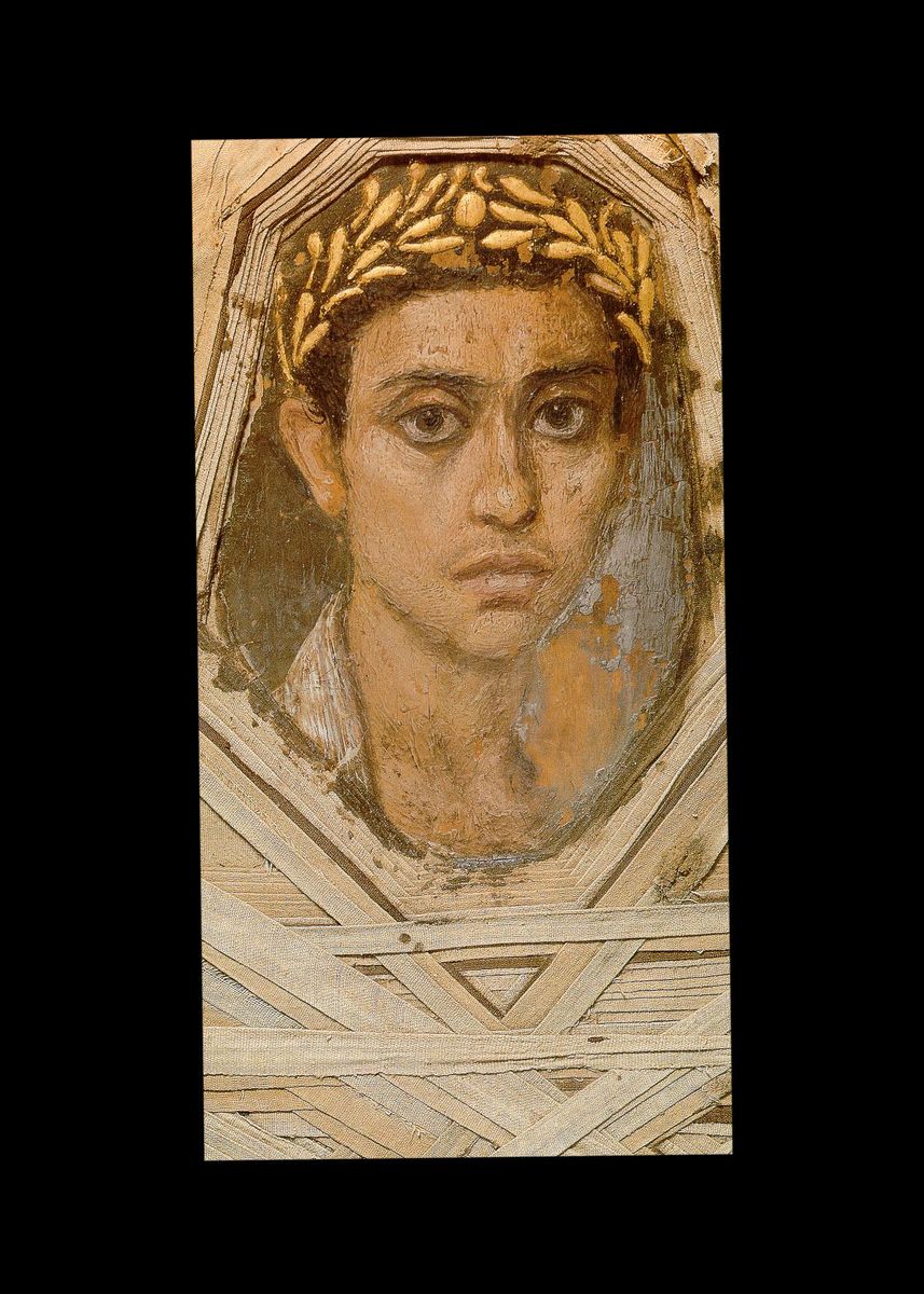 'Fayum portrait ' Poster, picture, metal print, paint by tony4urban ...