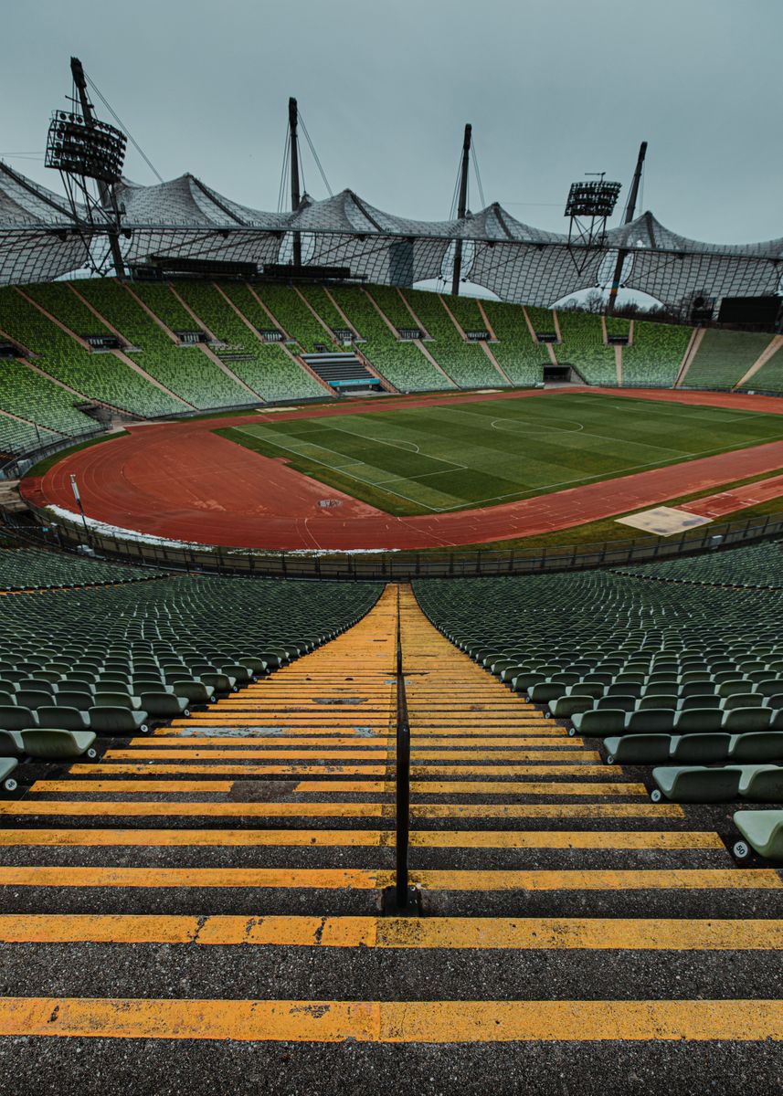 'football stadium' Poster by Law Yen | Displate