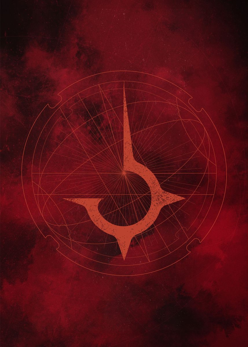 'Harkonnen Red Symbol' Poster, picture, metal print, paint by Dune ...