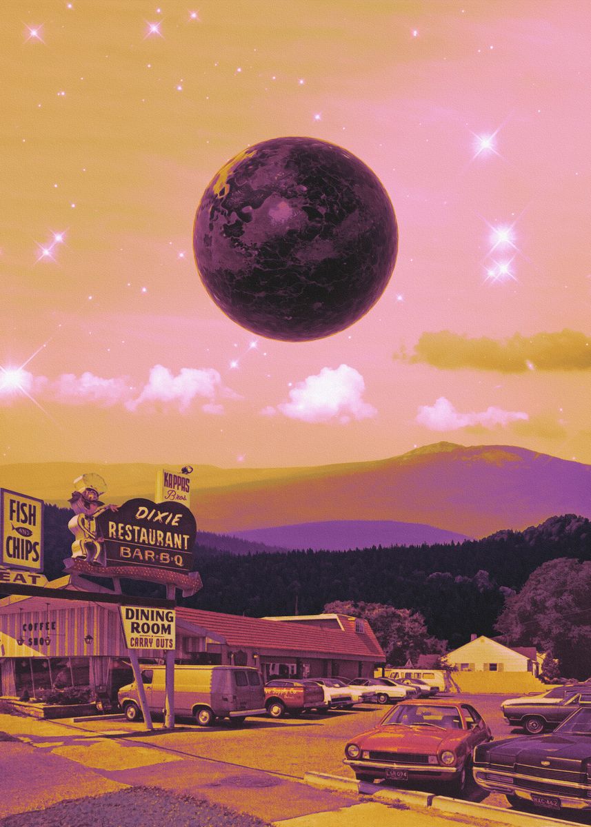 'Under The Dark Moon' Poster, picture, metal print, paint by Jess ...