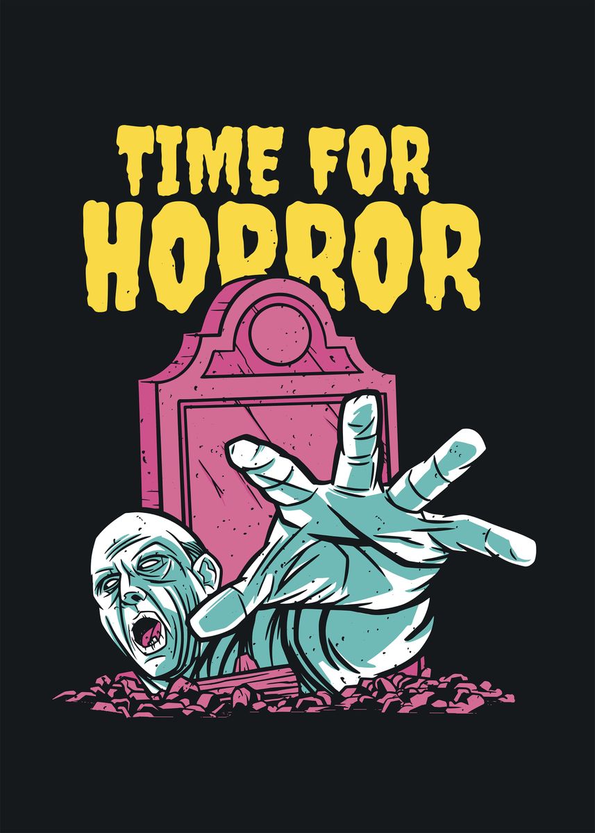 'Zombie Character Horror' Poster, picture, metal print, paint by Cool ...