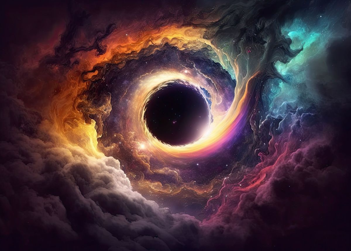 'Portal to a New Universe' Poster by KyzArt | Displate